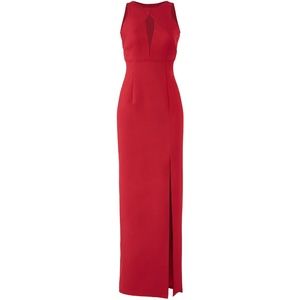 JS Collections | Dresses | Red Keyhole Column Gown | Poshmark